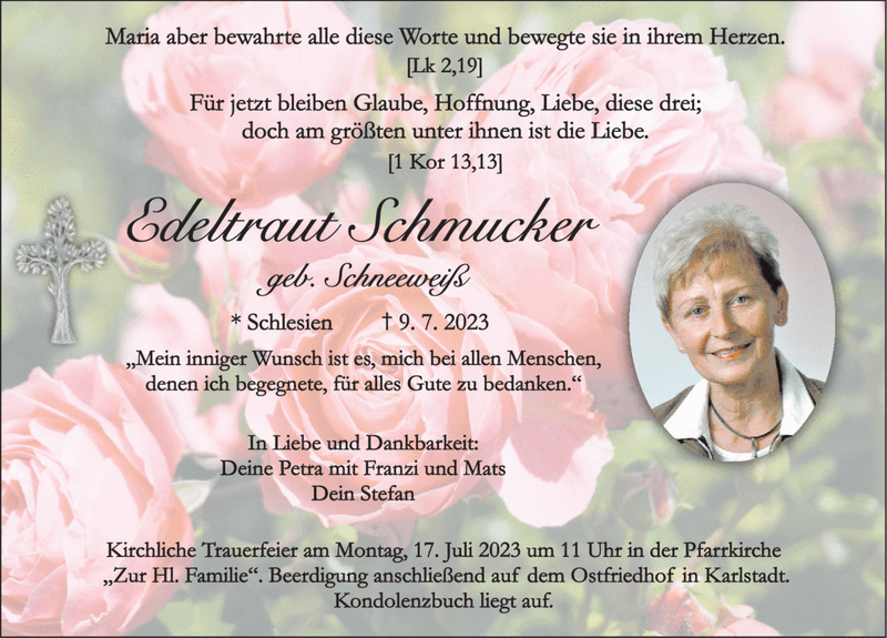 Maria aber bewahrte alle diese Worte und bewegte sie in ihrem Herzen