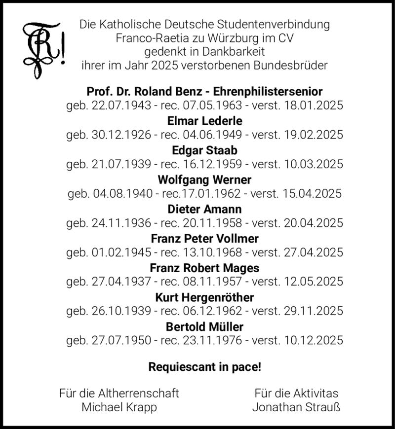 Die DeutscheStudentenverbindung Studentenverbindung DieKatholische ...