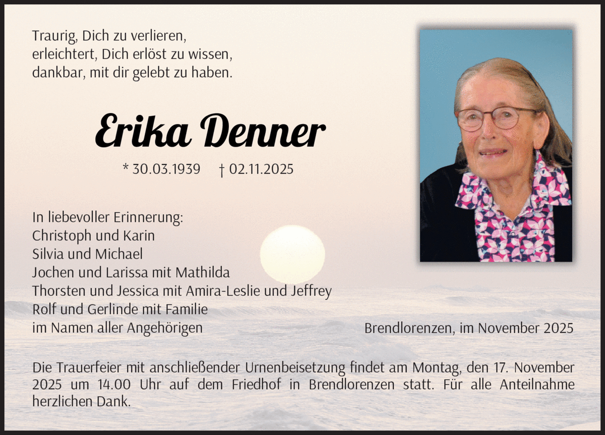 Traurig, Dich zu verlieren