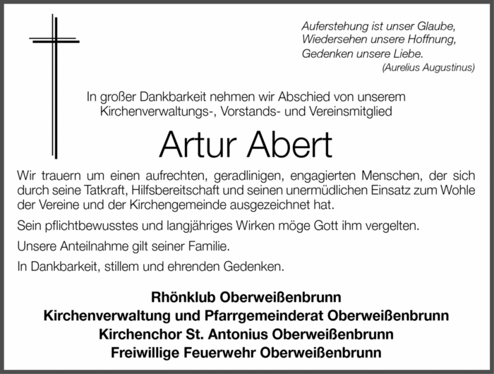 Auferstehung ist unser Glaube