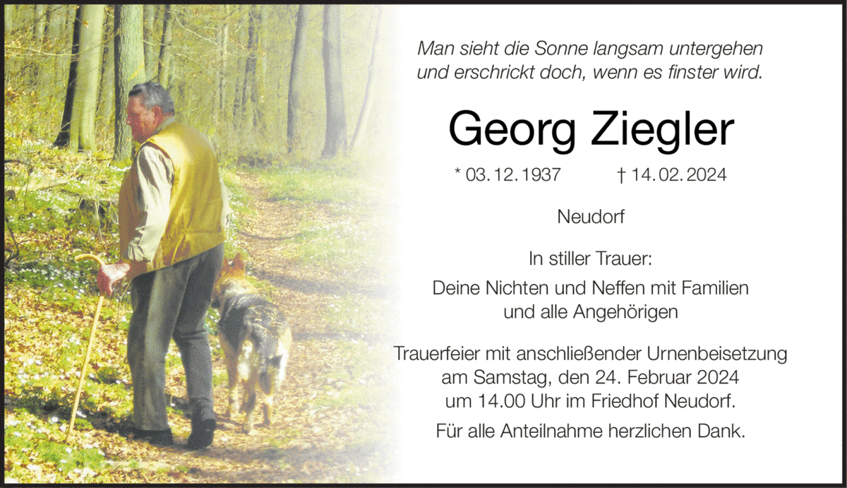 Man sieht die Sonne langsam untergehen und erschrickt doch