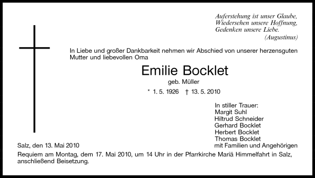 Auferstehung ist unser Glaube