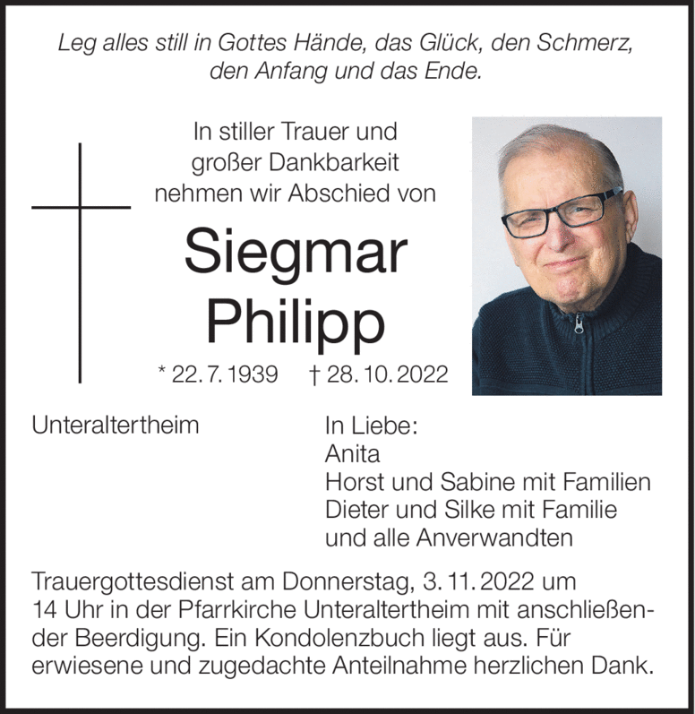 Leg alles still in Gottes Hände