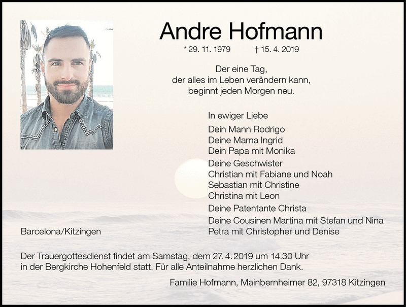 Andre Hofmann * 29. 11