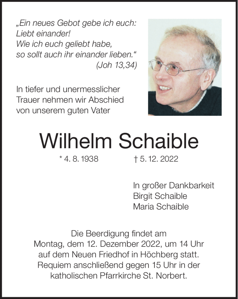 ?Ein neues Gebot gebe ich euch