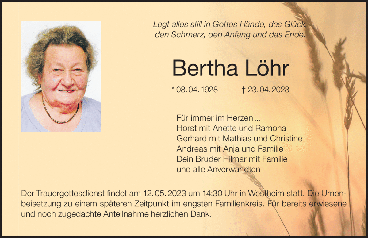 Legt alles still in Gottes Hände