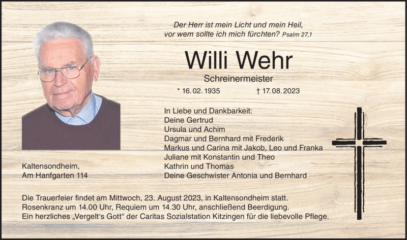 Der Herr ist mein Licht und mein Heil