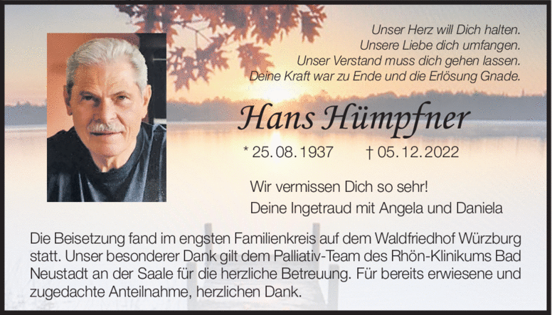 Unser Herz will Dich halten