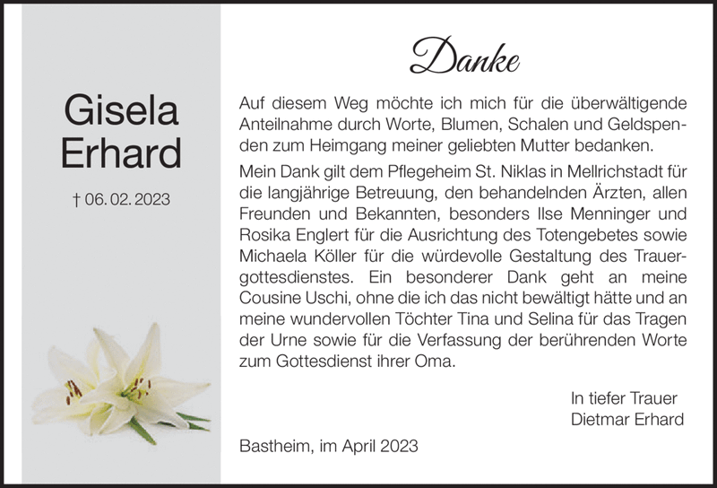 Gisela Erhard ? 06. 02