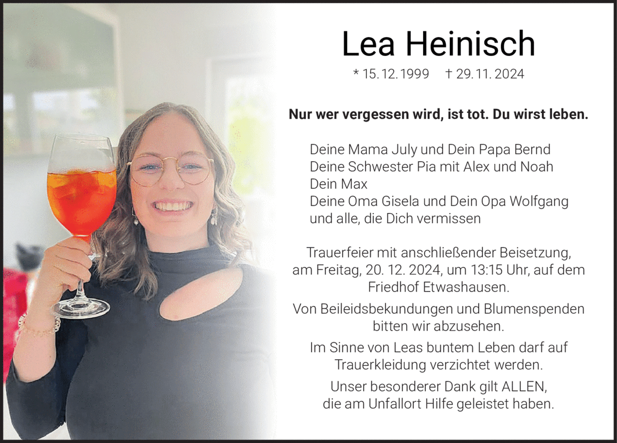 Lea Heinisch * 15. 12. 1999 ? 29